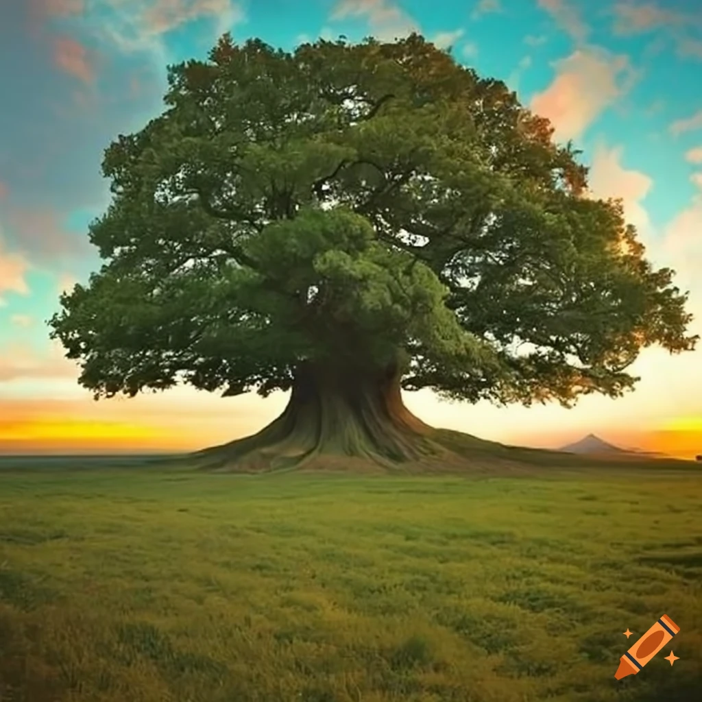 The big cheesey oak tree on Craiyon