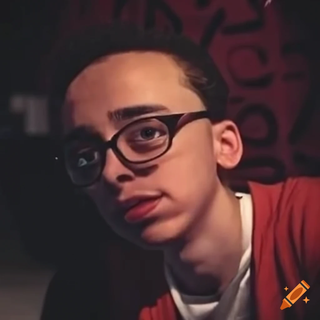 Logic performing live on stage on Craiyon