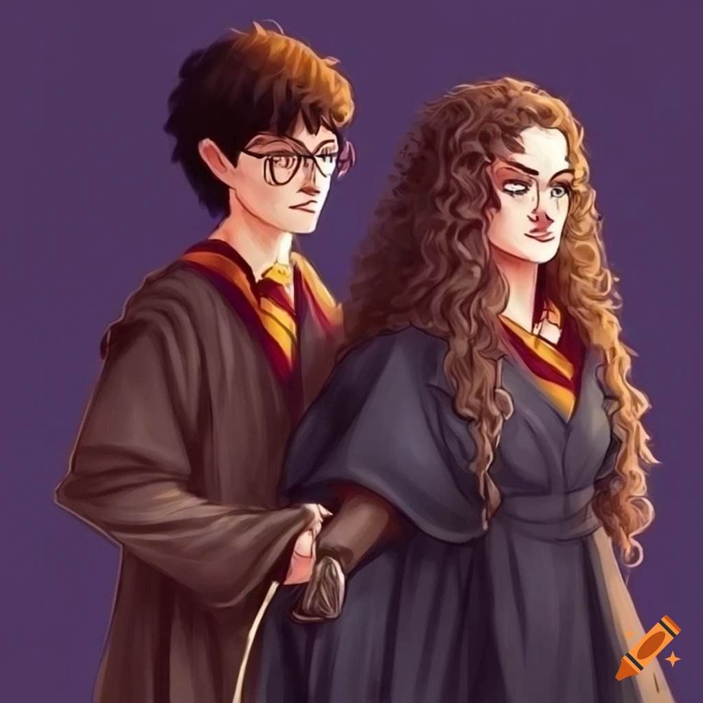 Gender-swap fanart of characters from harry potter series on Craiyon