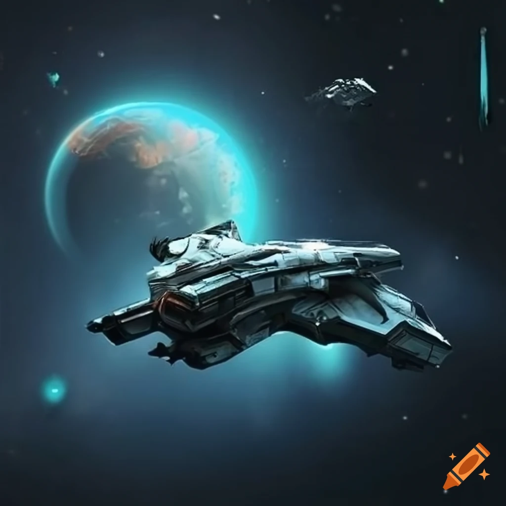 Spaceship on Craiyon