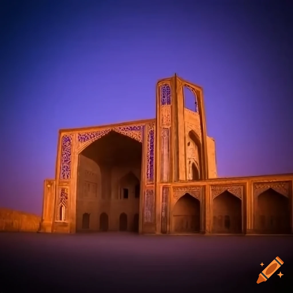 Herat's ancient city with stunning safavid architecture on Craiyon