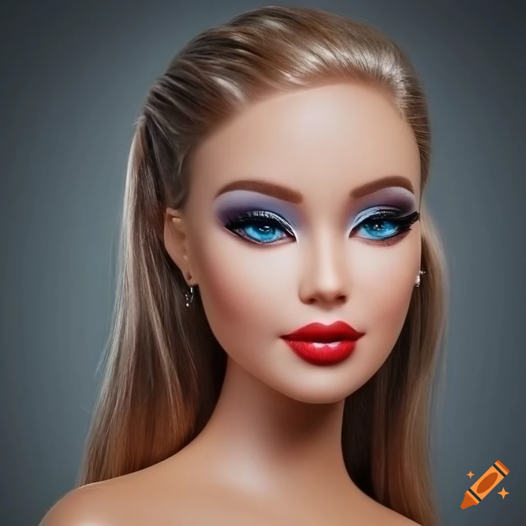 Portrait of a beautiful woman with intricate details and sharp focus on ...