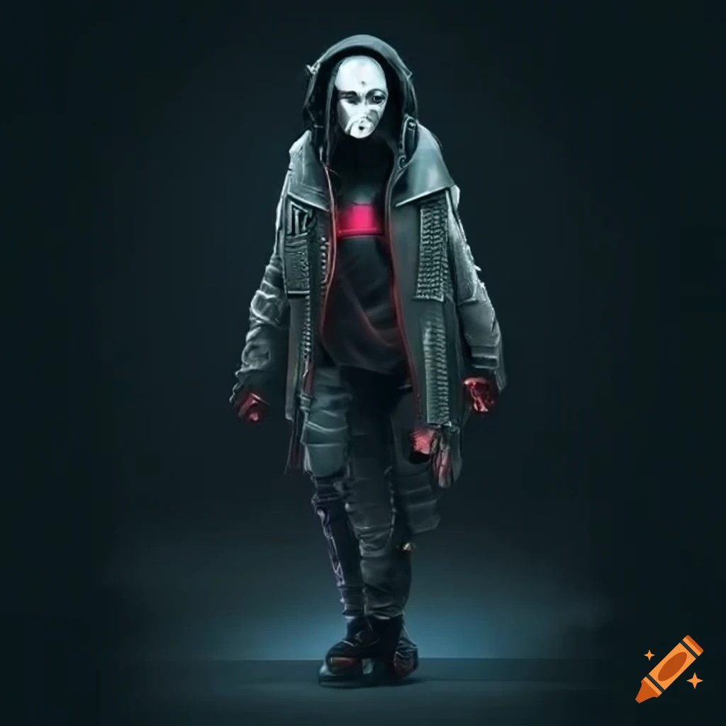 Cyberpunk hacker in full body on Craiyon