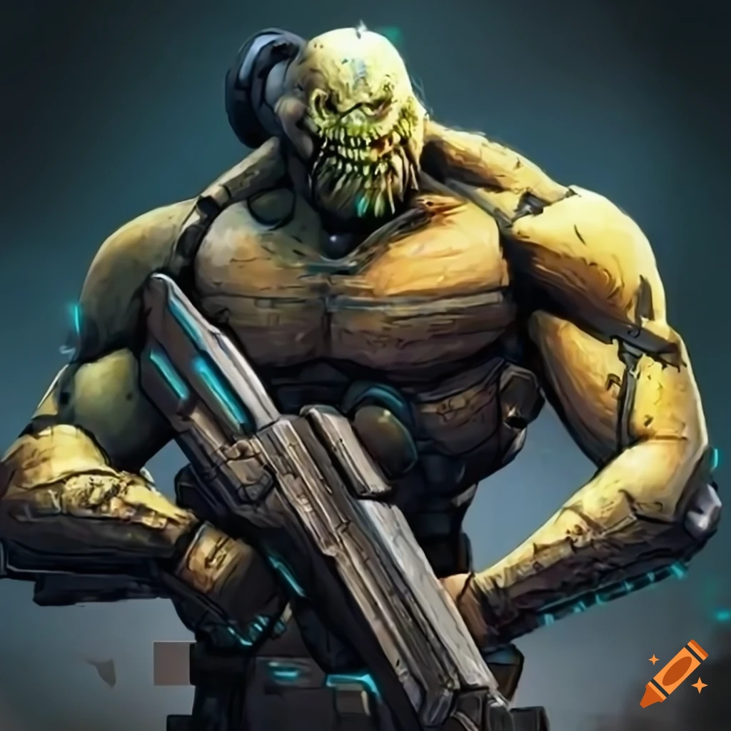 Sci-fi mutant commando on Craiyon