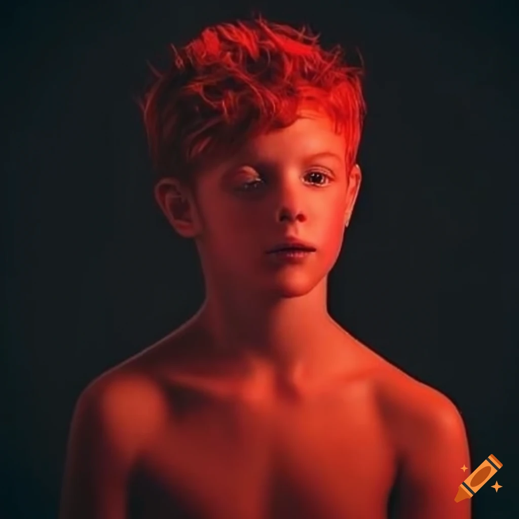 Cool red head kid on Craiyon