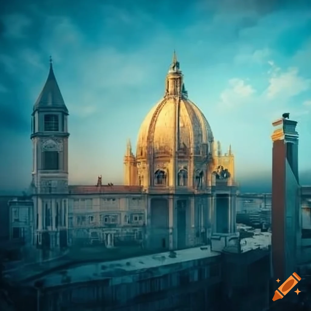 Renaissance cityscape on Craiyon