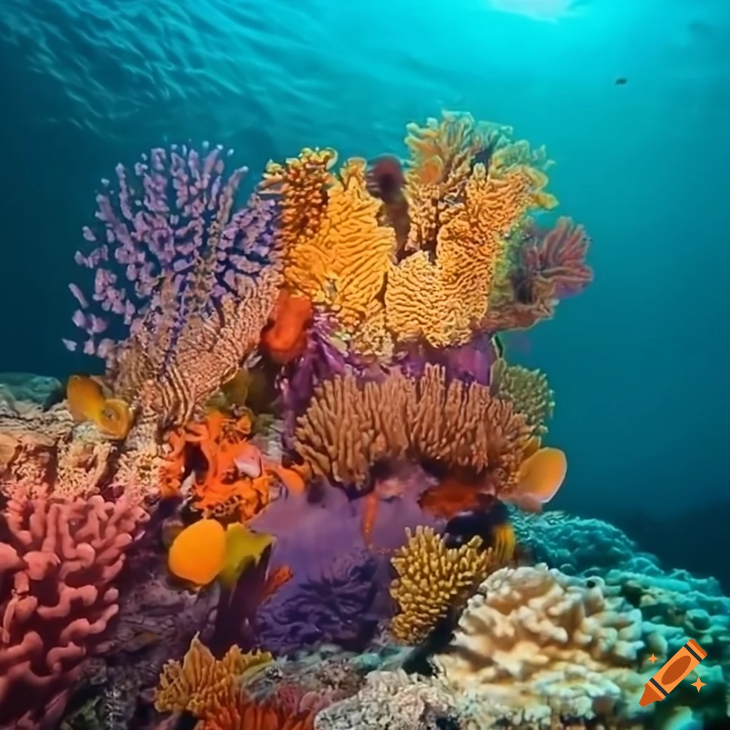 Image depicting reefs on Craiyon