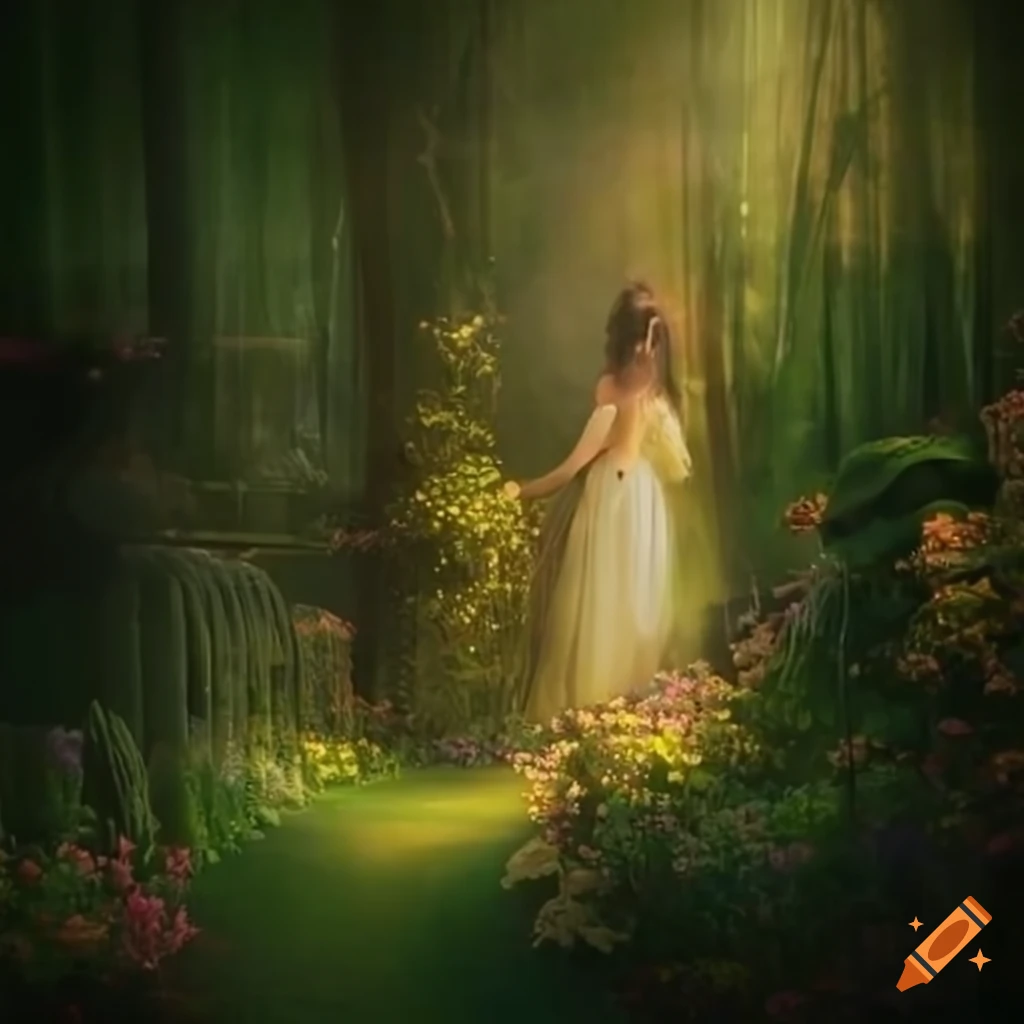 The ethereal garden on Craiyon