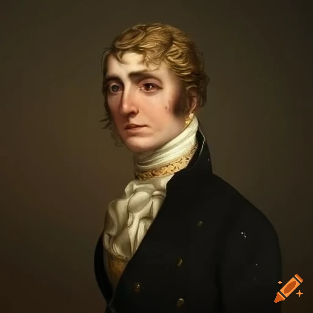 Regency secretary with guinea-gold hair and a jagged scar across the ...