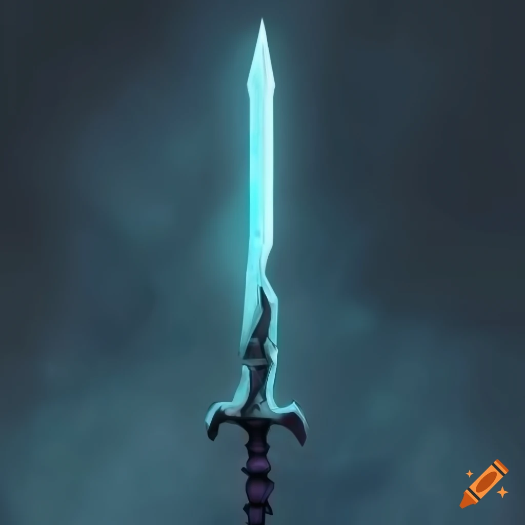 Futuristic sword on Craiyon