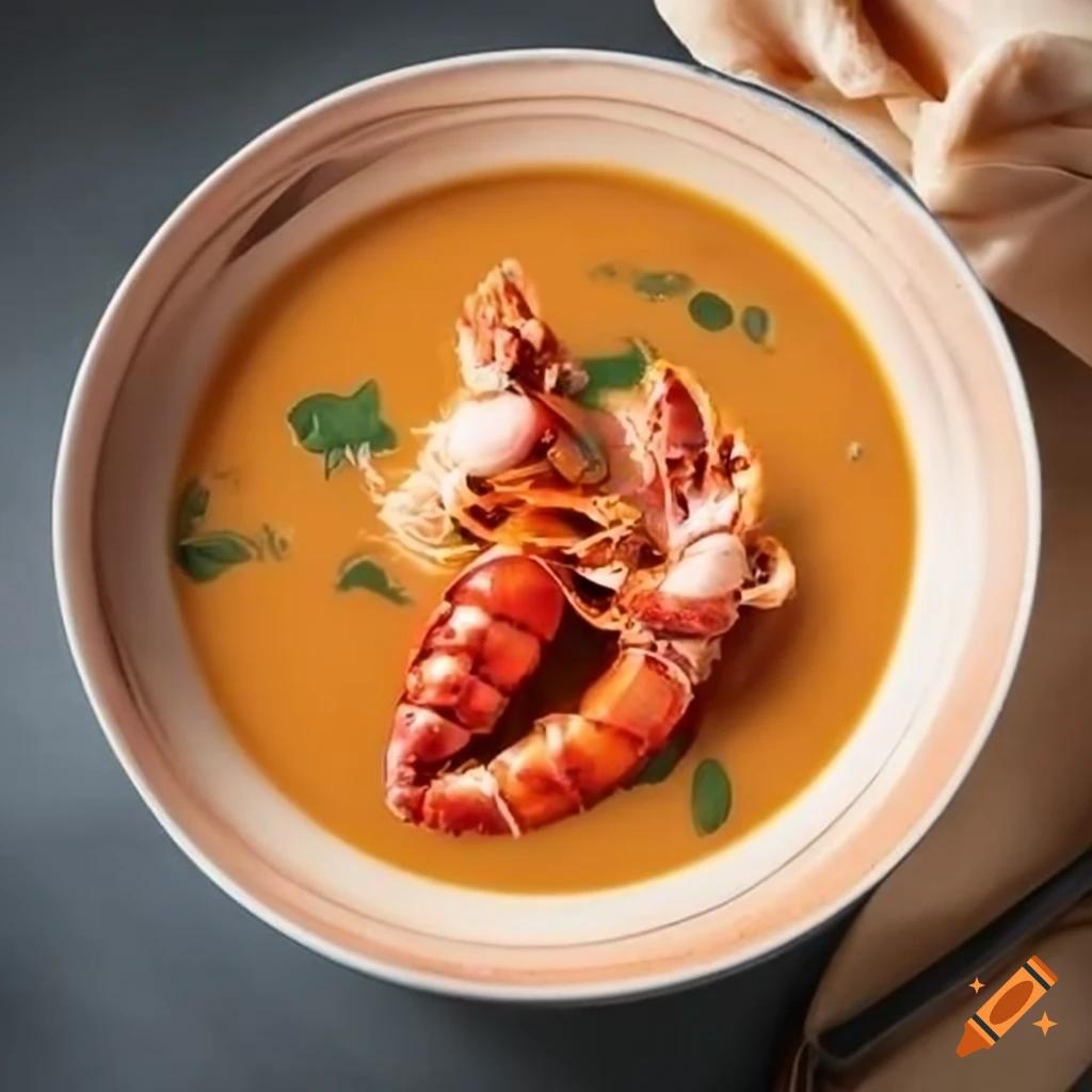 Lobster bisque on Craiyon