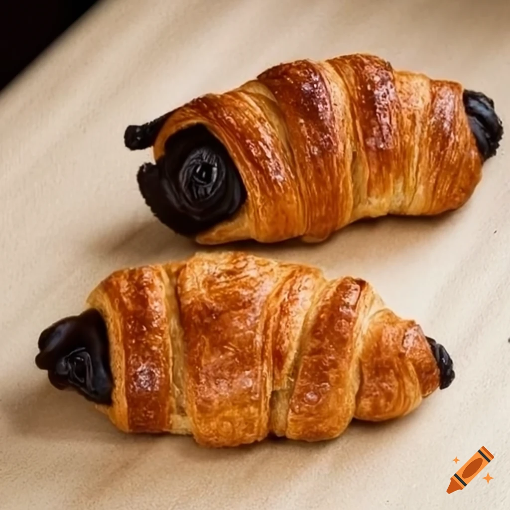 Pug-shaped croissant on Craiyon