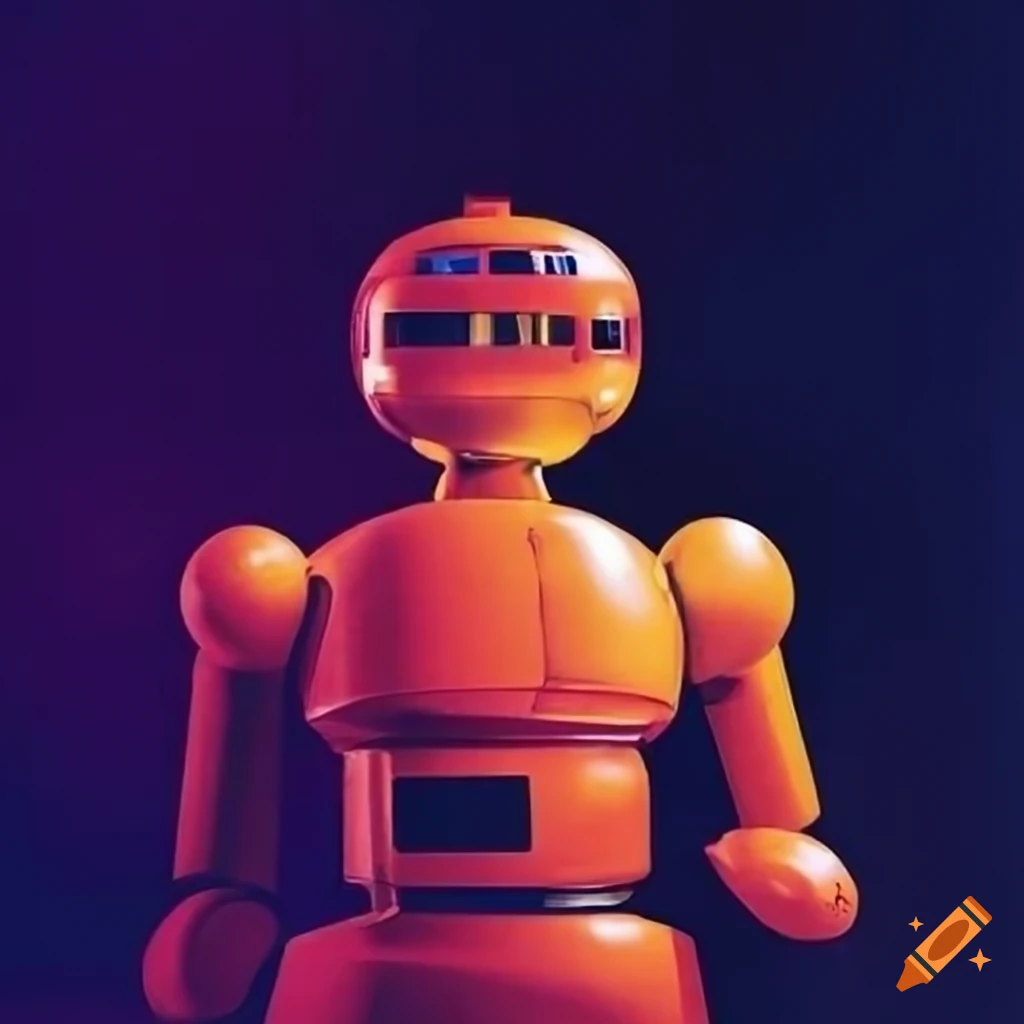 1970s style inside double album cover with a community of futuristic ...