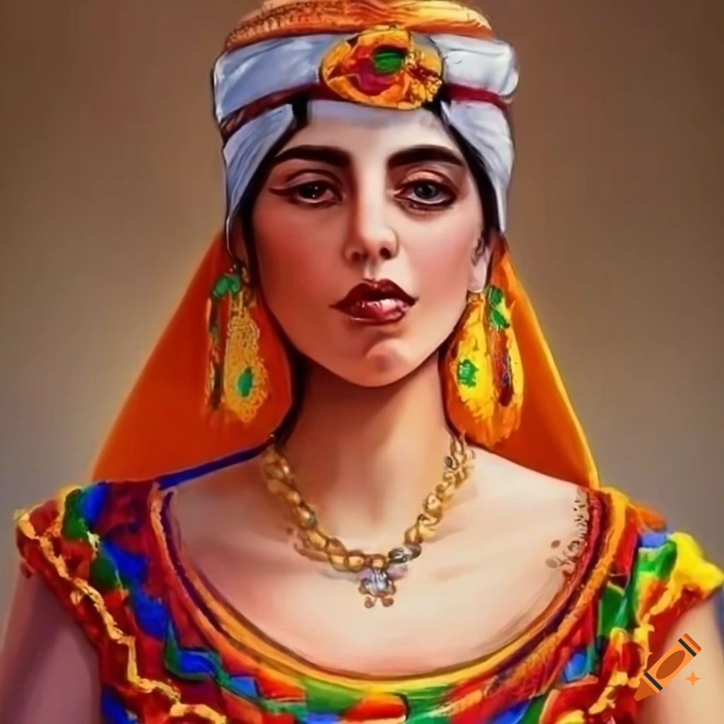 Jeune femme kabyle on Craiyon