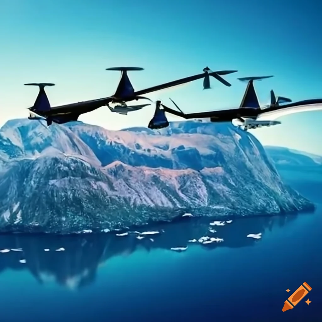 Flying car over north america on Craiyon