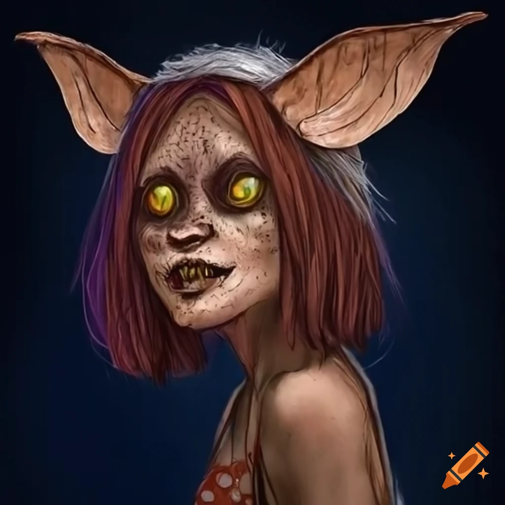 Tekening Van Boze Gremlins