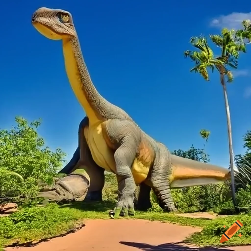 Dinosaurs land on Craiyon