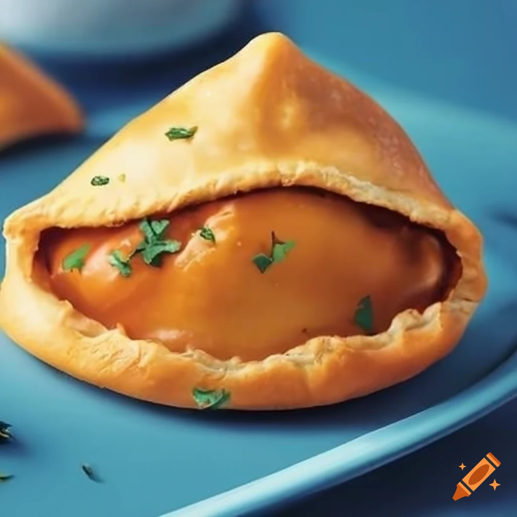 Cheesy curry puff on Craiyon