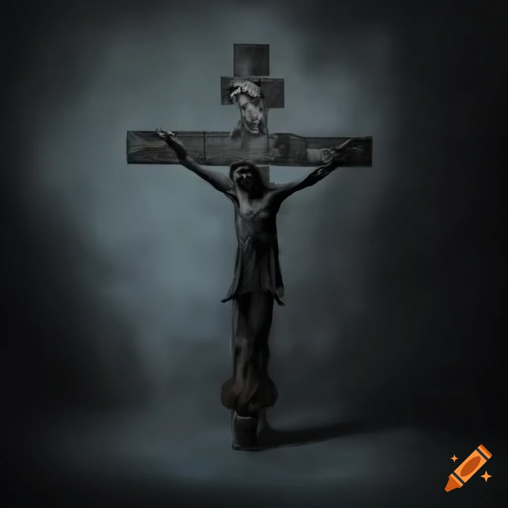 Ethereal Lovecraftian Gnostic Christ with cephalopod imagery on Craiyon