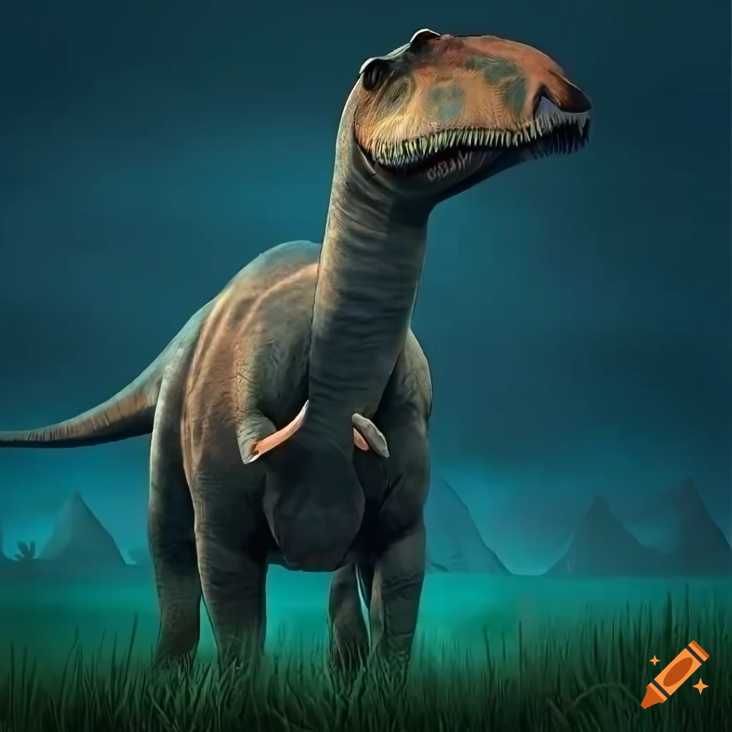 Scientifically accurate Hadrosaurus dinosaur with Bongo antelope color ...