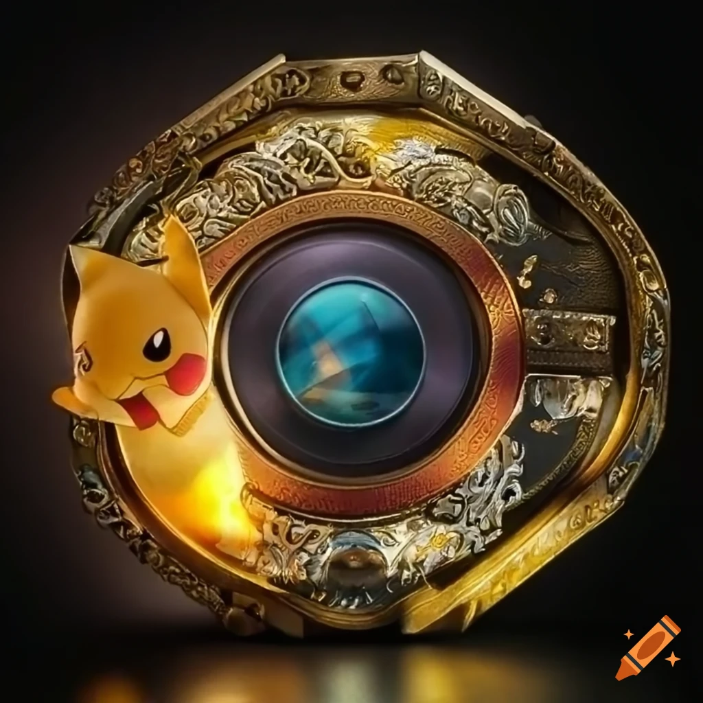 Pokemon-themed championship belt on Craiyon