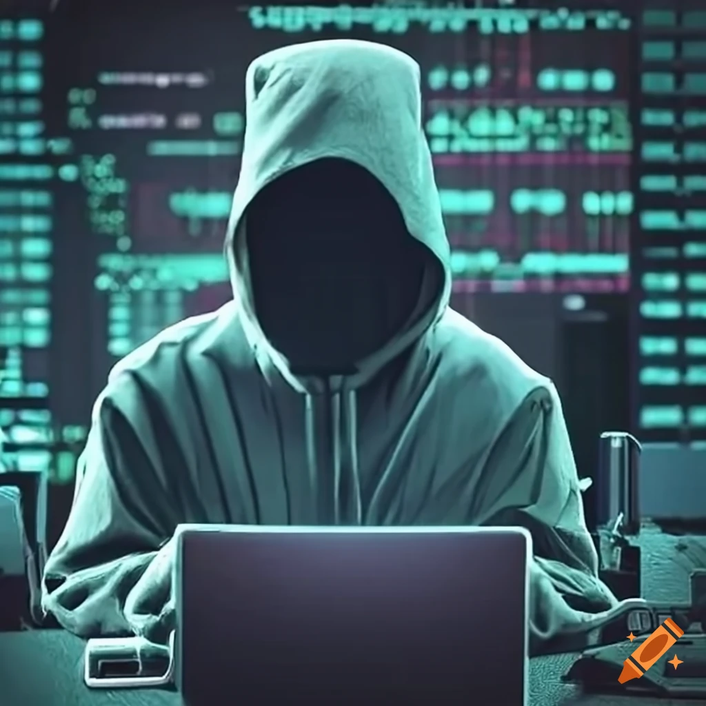 Computer hacking concept on Craiyon