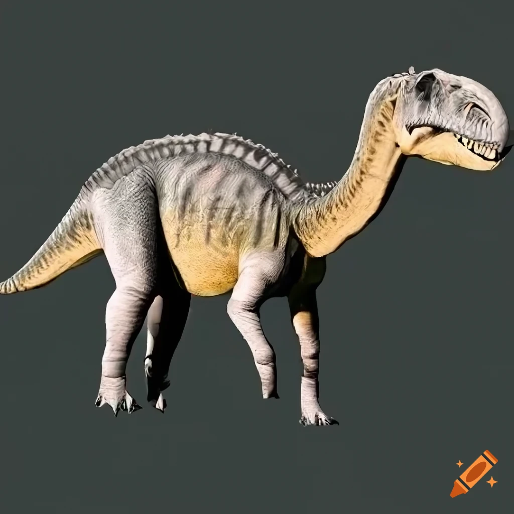 Scientifically accurate hadrosaurus dinosaur with bongo antelope color ...