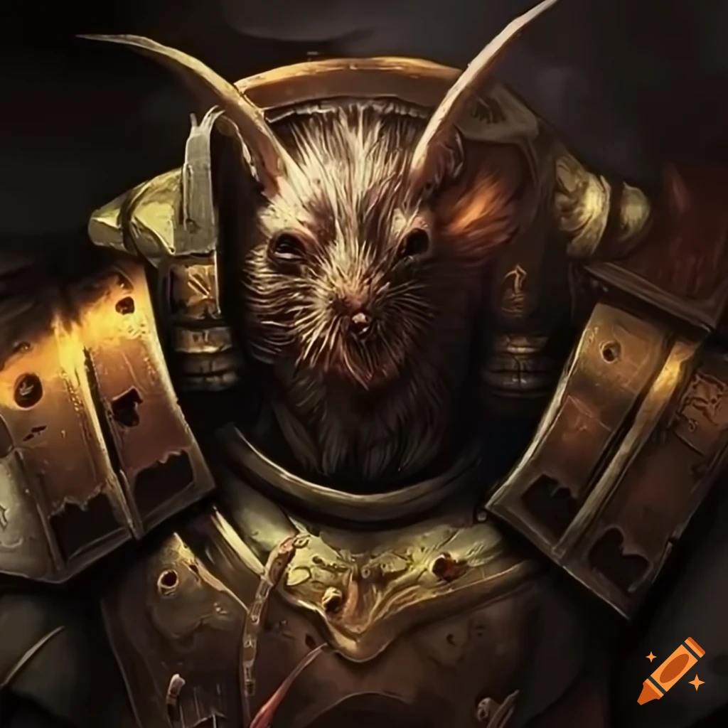 Emperor of mankind warhammer 40k depicted as a rat with angel wings on ...