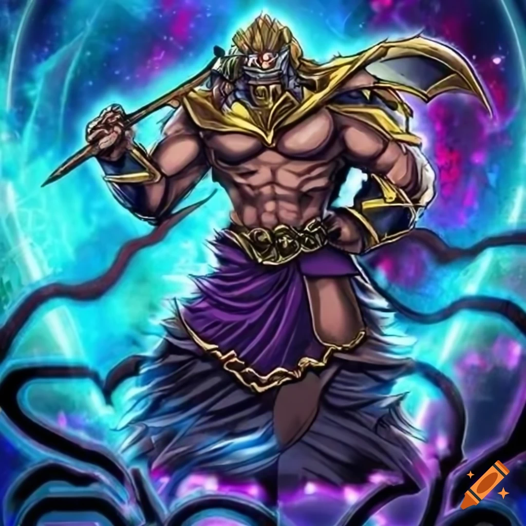 Yugioh style trading card depicting a powerful monster based on Greek ...