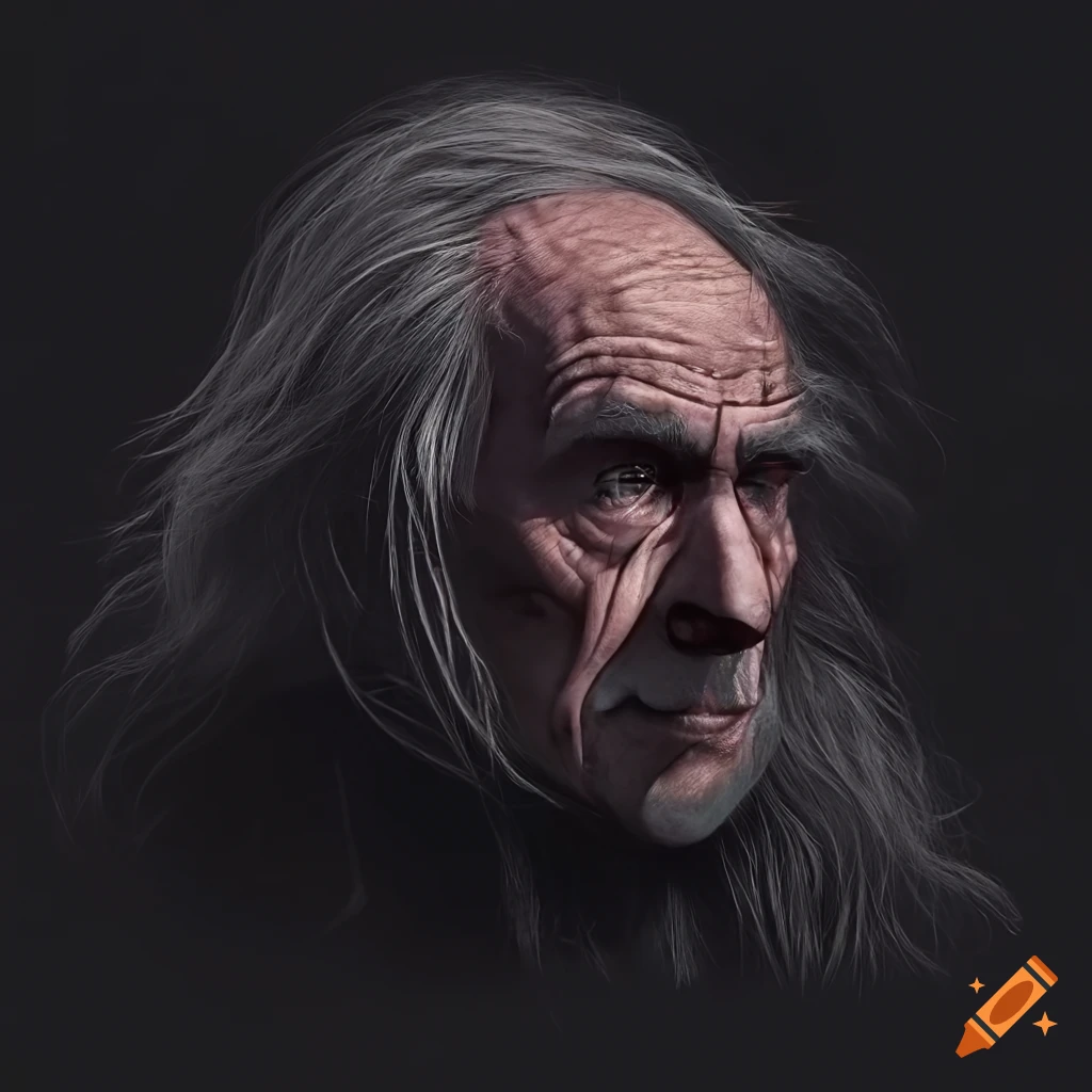 Illustration of Ebenezer Scrooge from A Christmas Carol in 8K Ultra ...