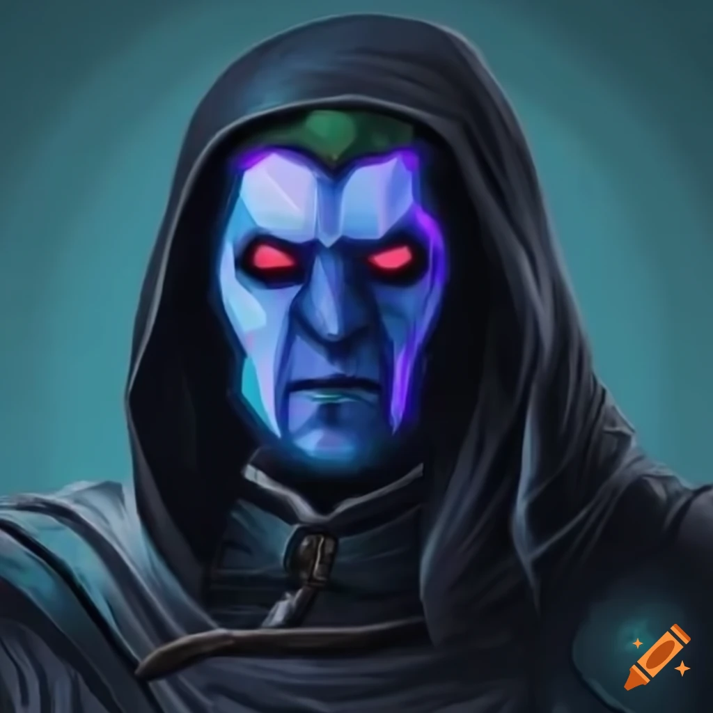 Polygon ronan the accuser character on Craiyon