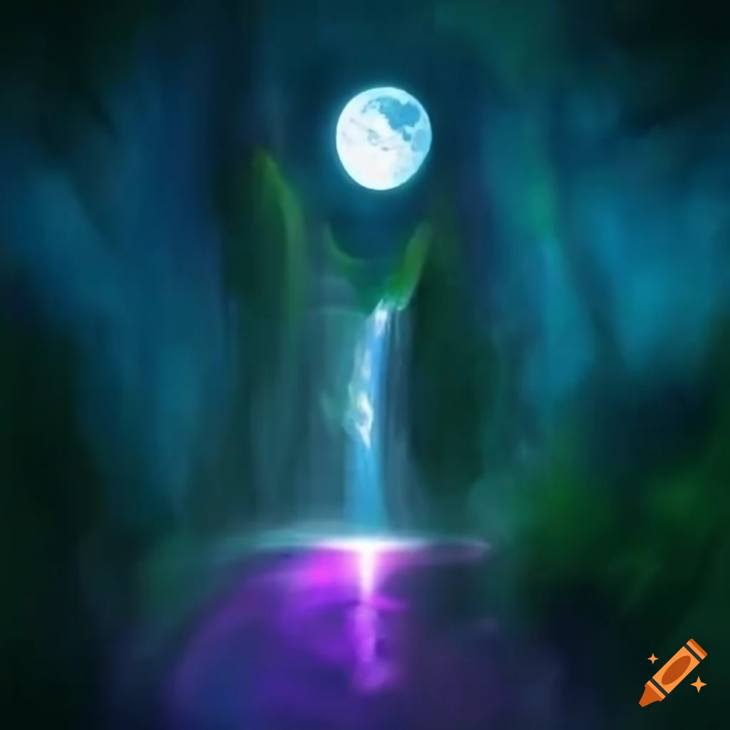 Ethereal moonlit Labrador with enchanting patterns on its coat on Craiyon