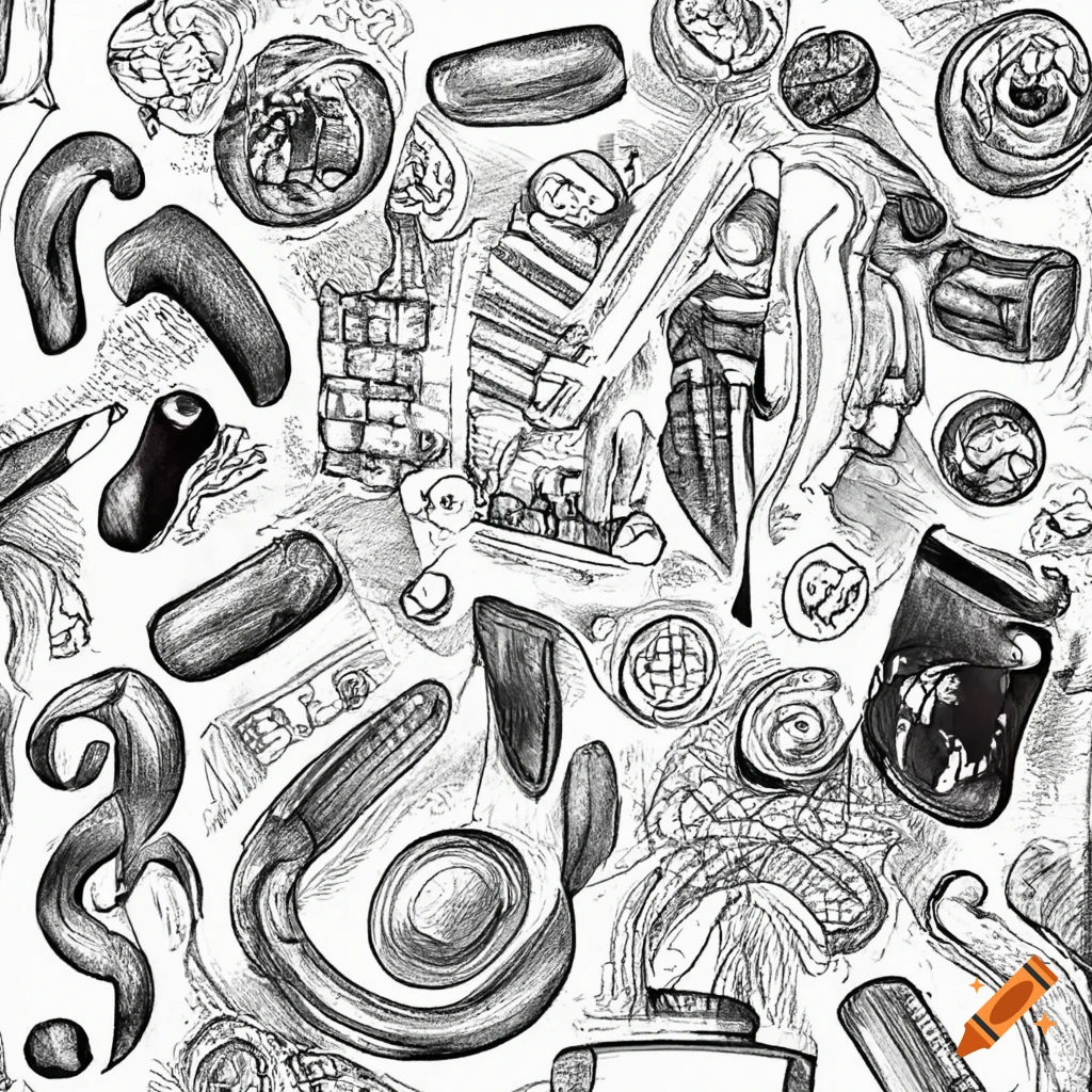 Youtube logo with icons representing games, clothes, music, and biology ...