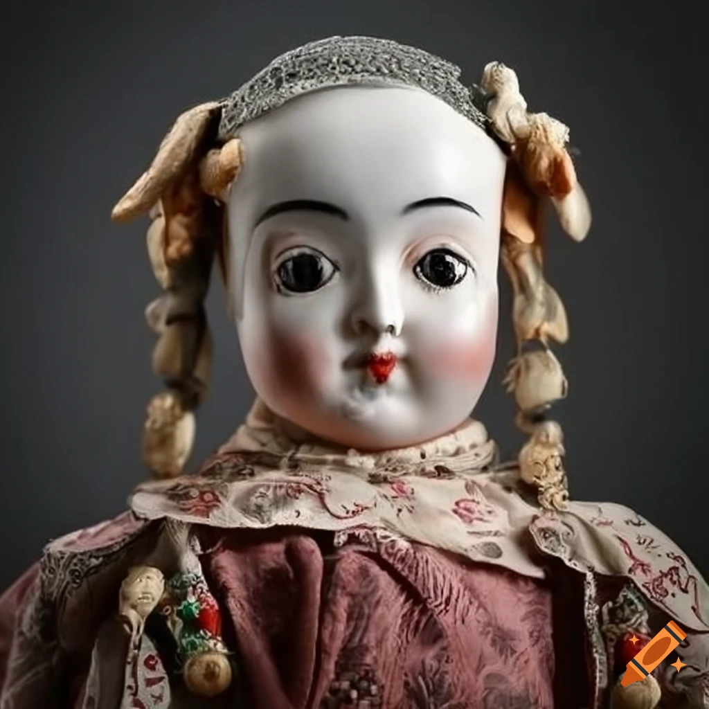 Vintage 19th Century China Doll With A Haunting Presence On Craiyon