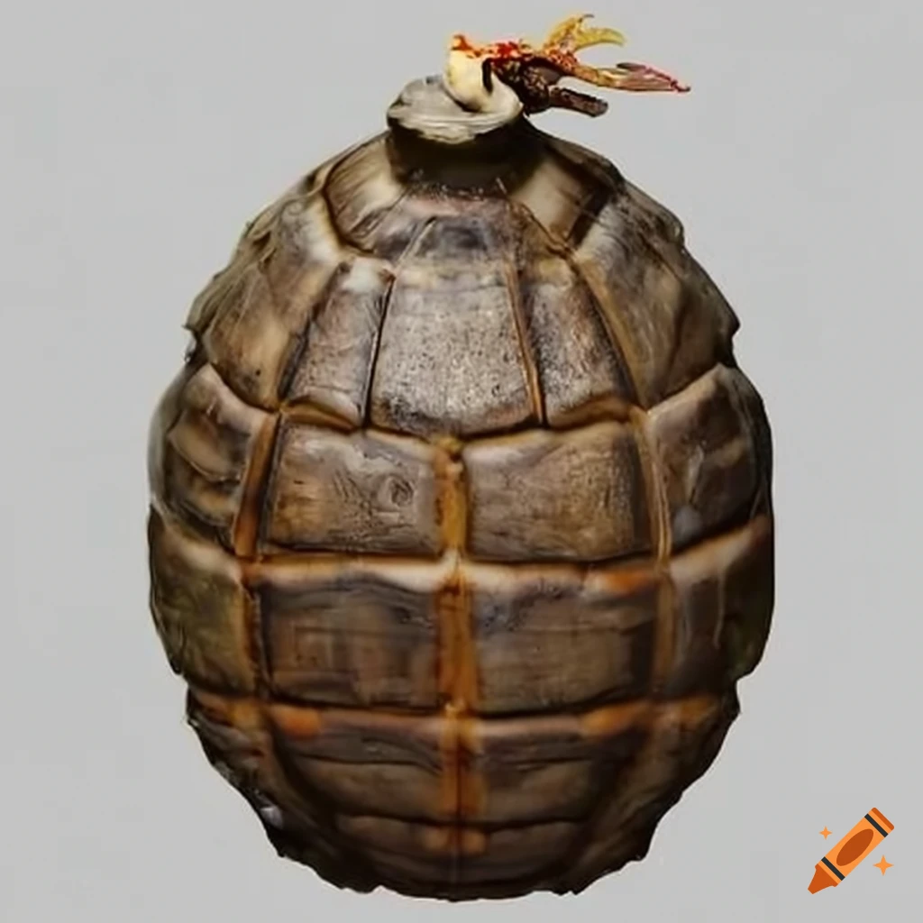 Turtle shell bomb on Craiyon