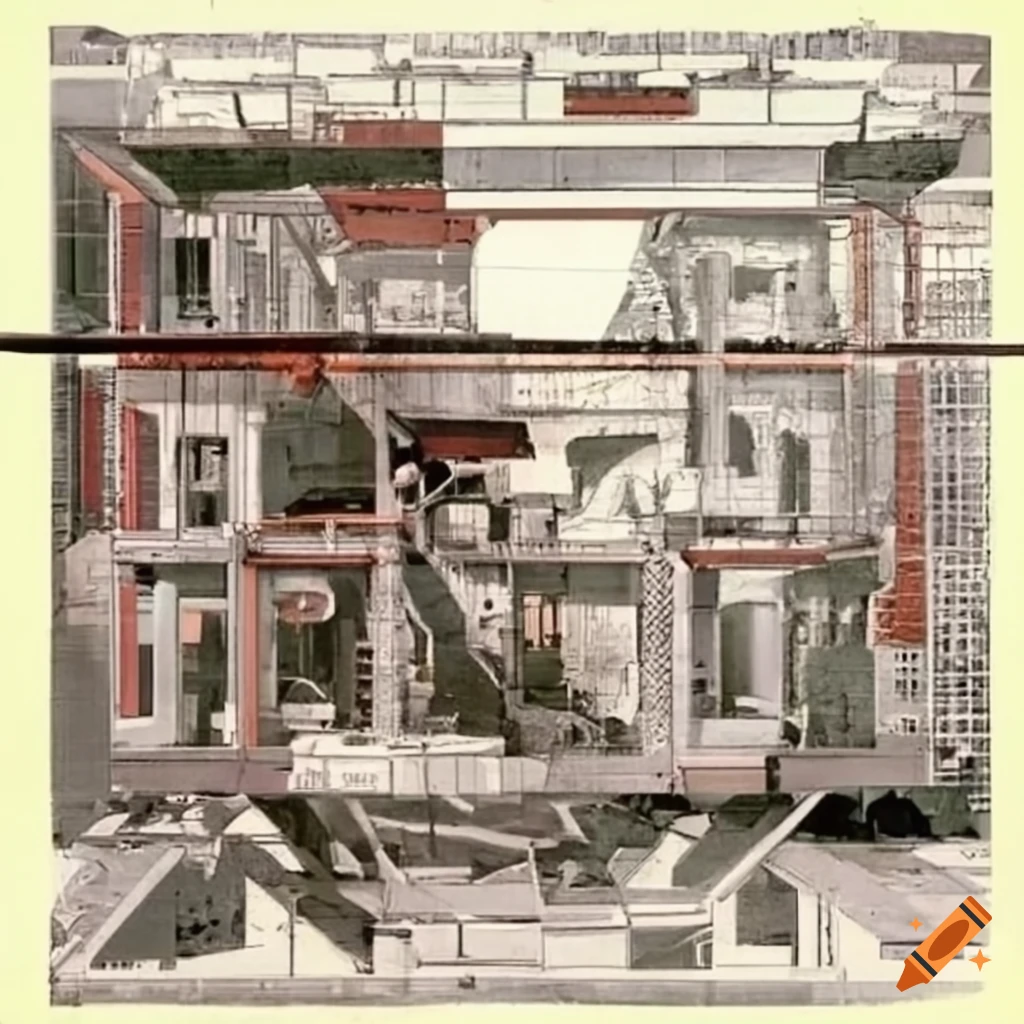 Archigram architectural design on Craiyon