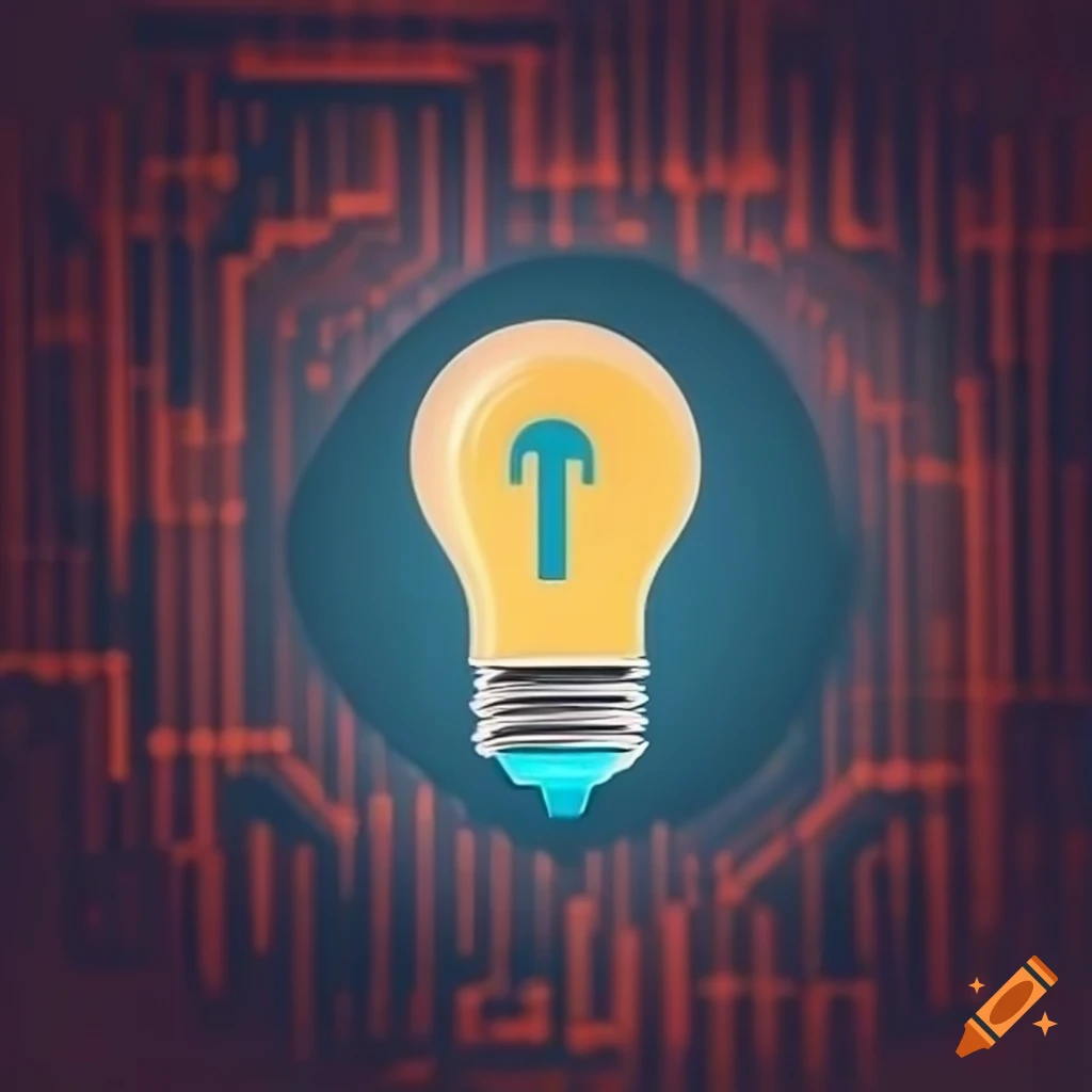 Cyber security slogan "we bring the light for your confidence" bulb ...