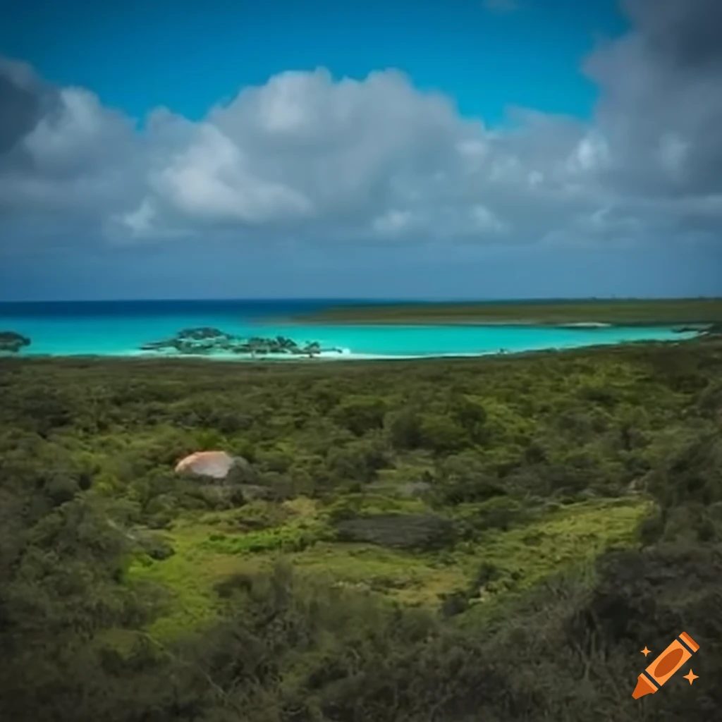 The valley, anguilla on Craiyon