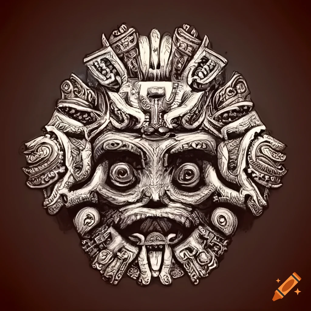 Aztec symbol on Craiyon