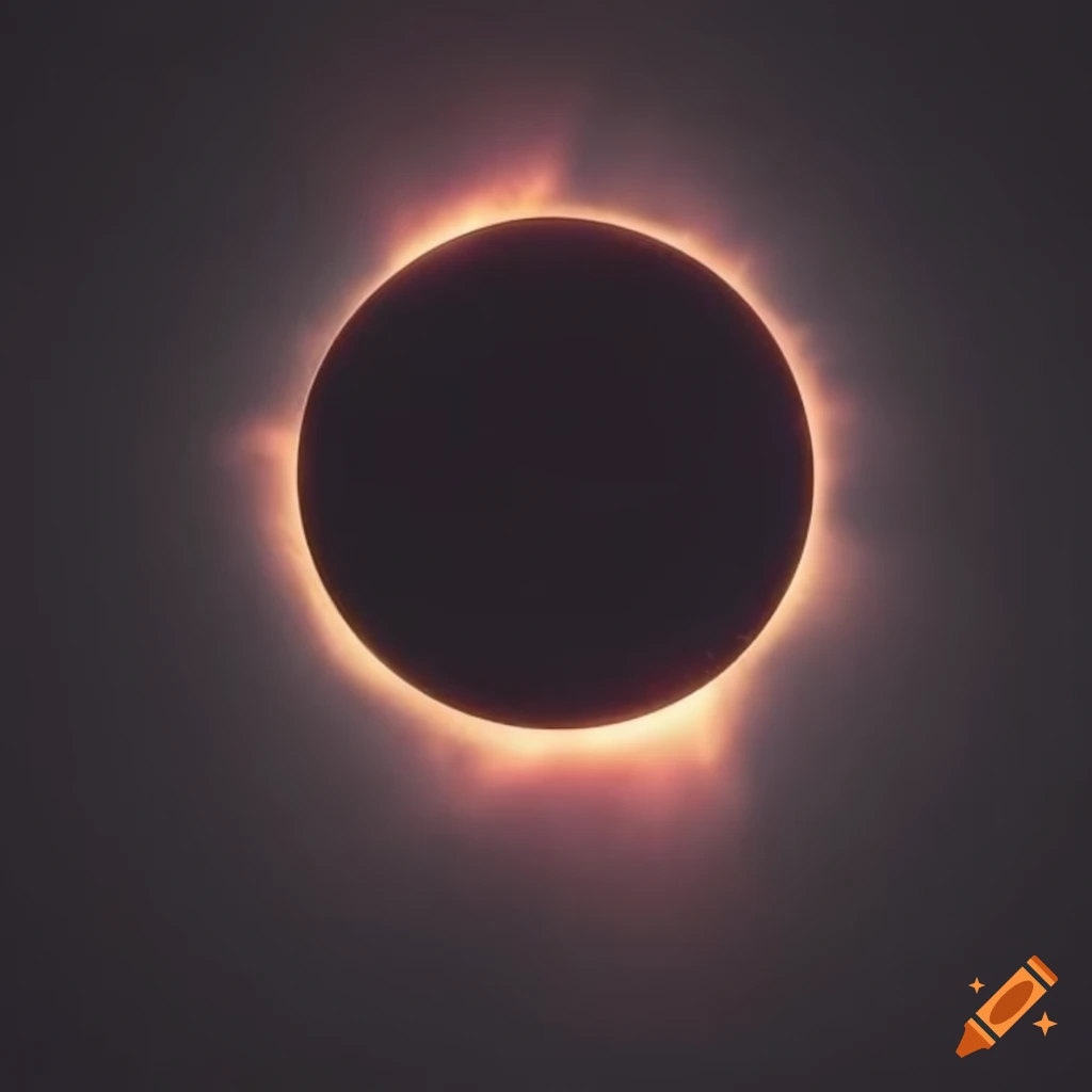 Total solar eclipse on Craiyon