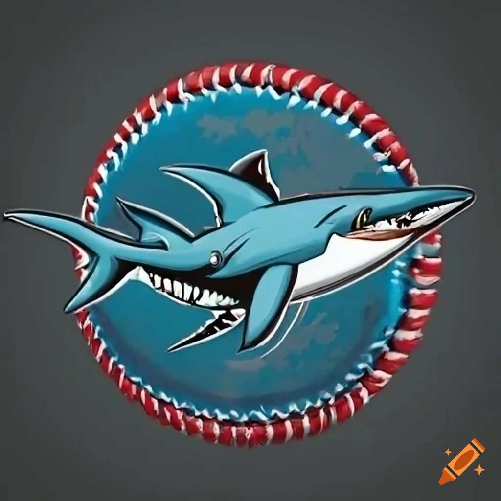 Sharks baseball logo on Craiyon