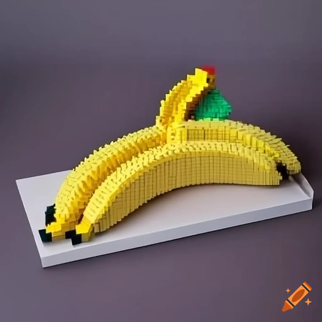 Lego brick banana on Craiyon