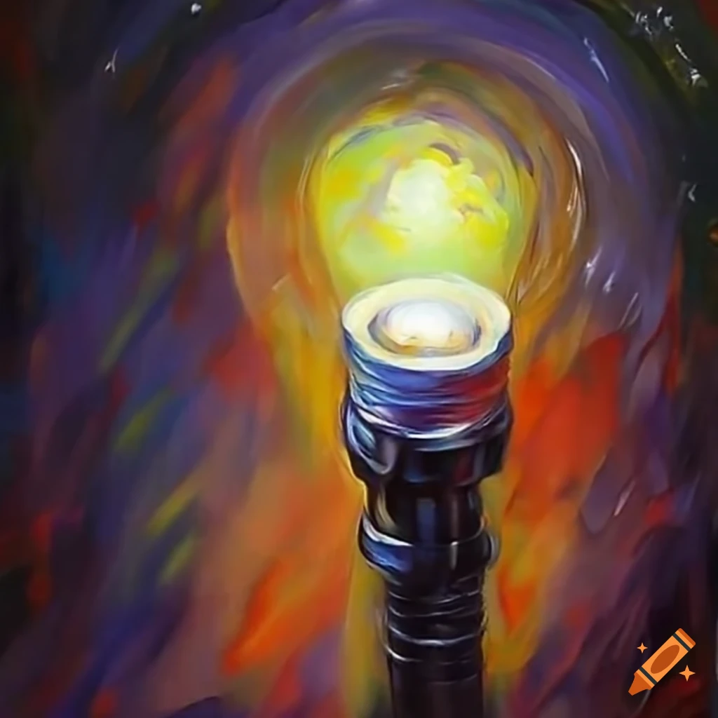 Wonderful flashlight on Craiyon