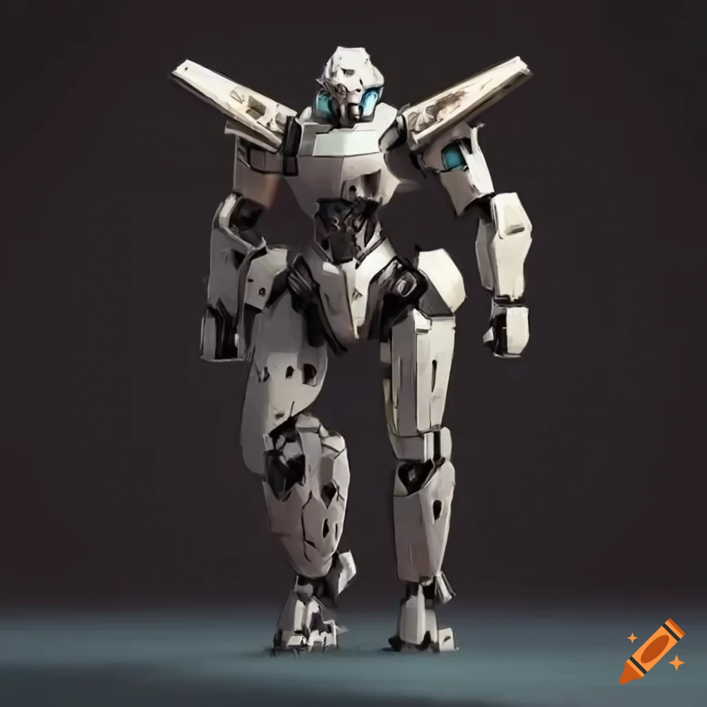 Mecha robot futuristic technology concept on Craiyon