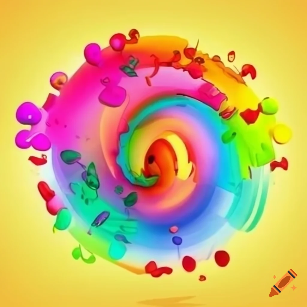 Colorful quiz channel for kids on Craiyon