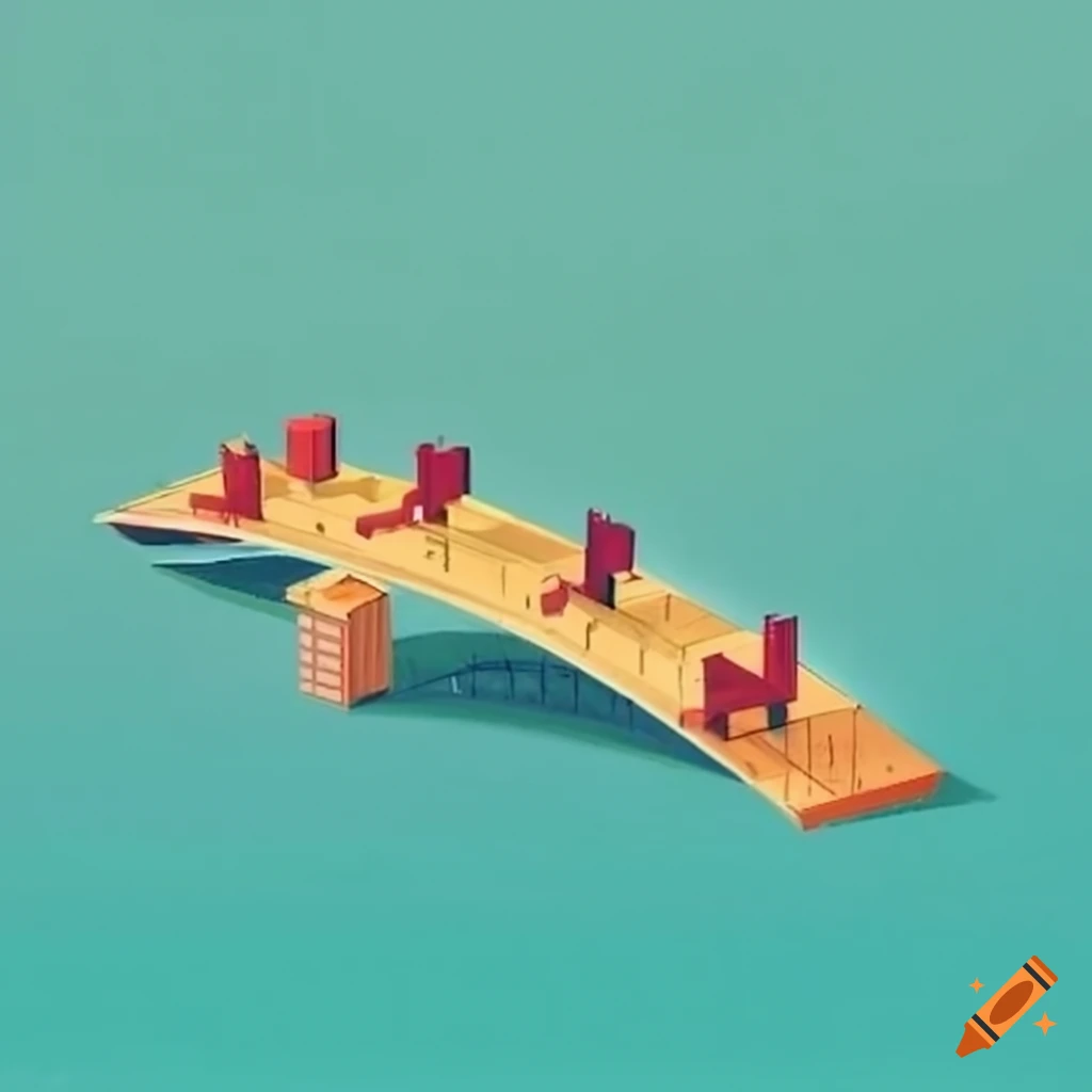 Architectural concept of incorporating bridges into school design on ...