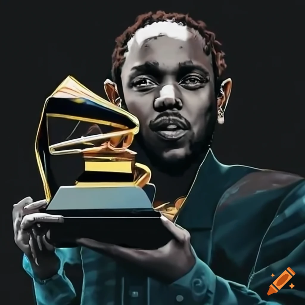 Kendrick Lamar En Vriendin Op Grammy's