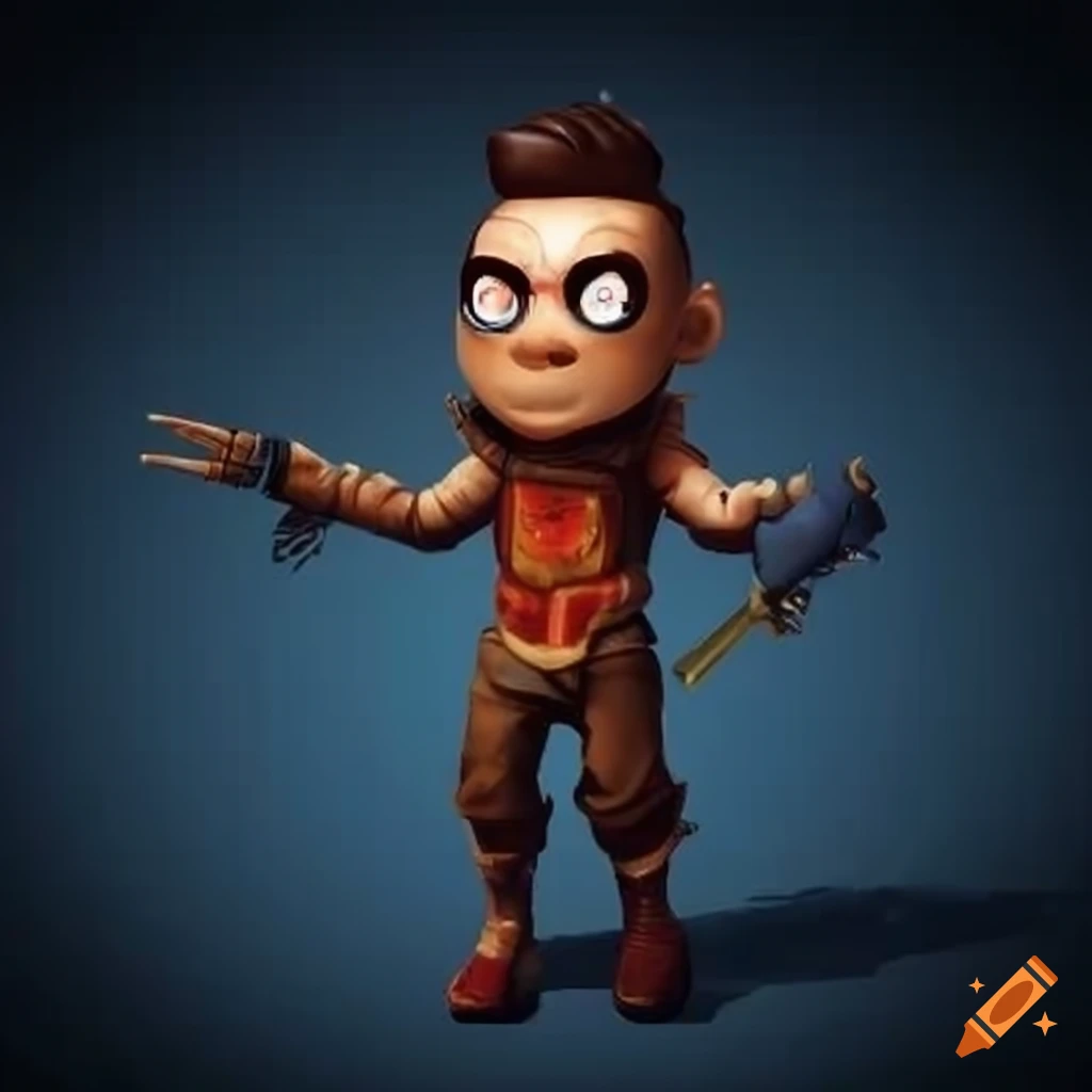 Multiple game characters on Craiyon