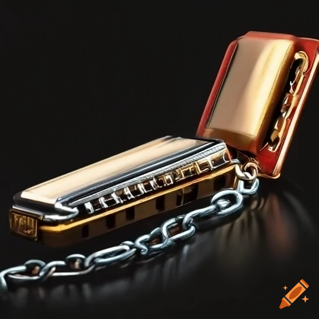 Chain and harmonica on Craiyon