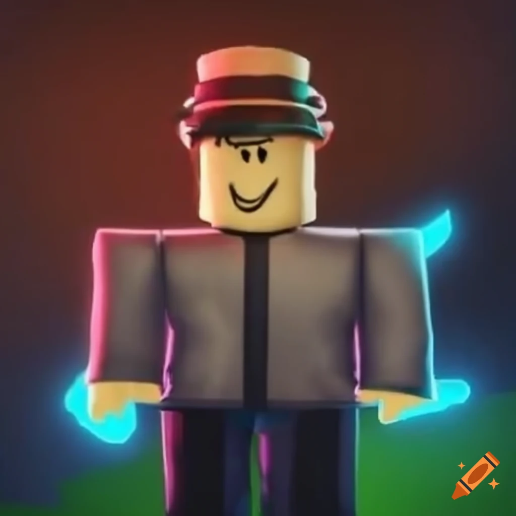 Roblox thumbnail with money earning concept on Craiyon